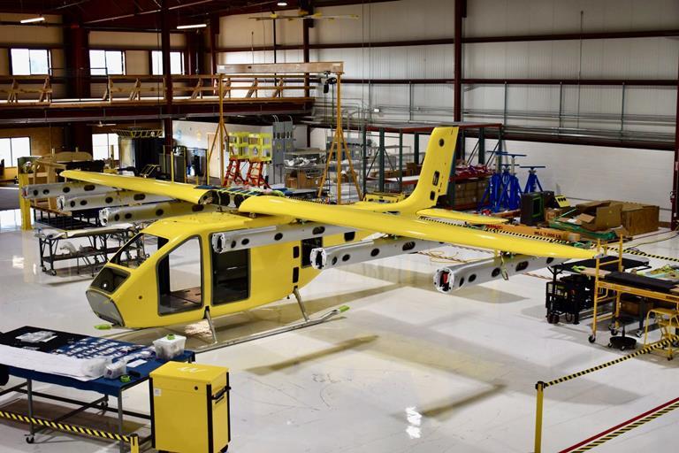 Glimpse Wisk’s under-assembly autonomous air taxi prototype | News ...